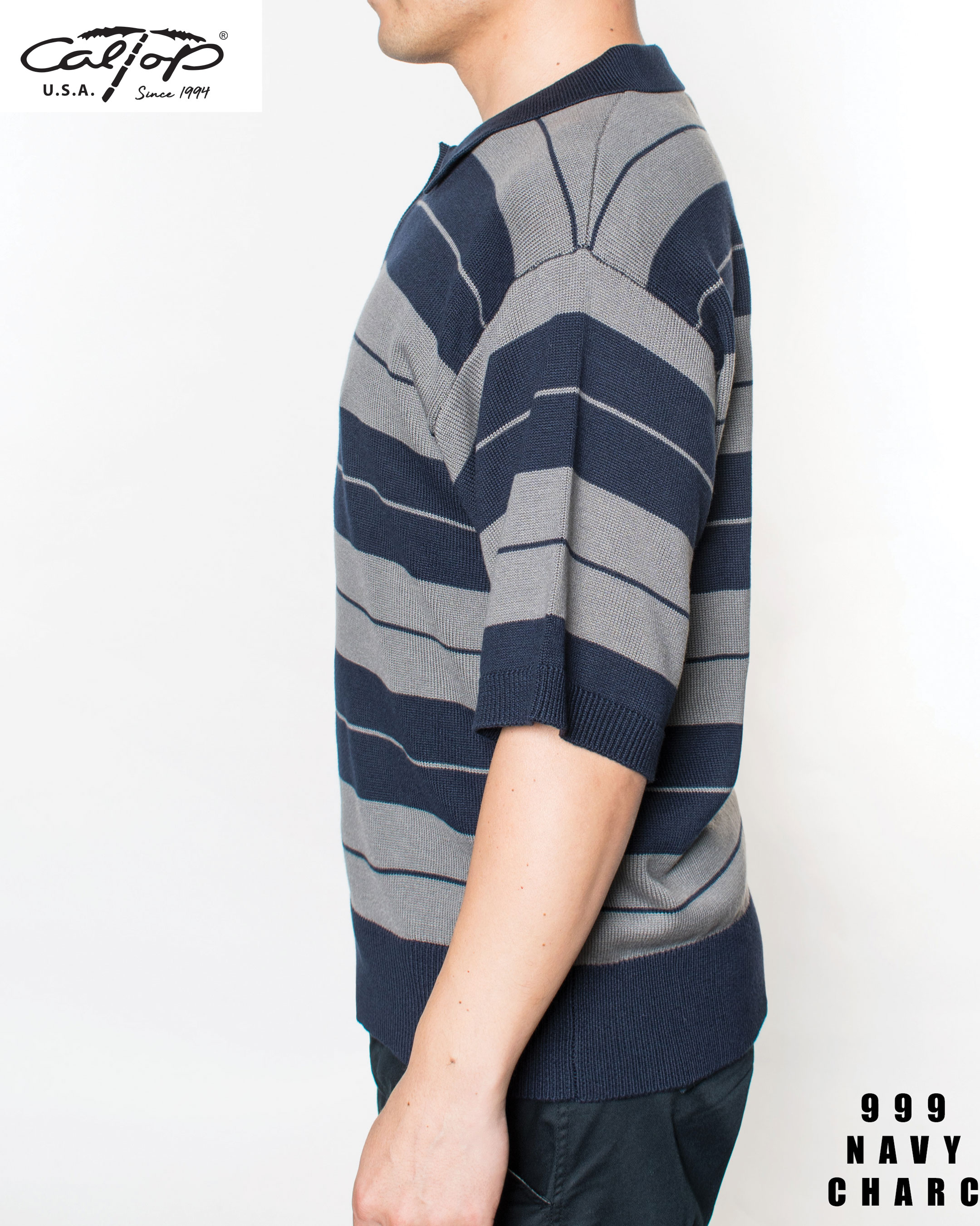 999 short sleeve polos, navy, charcoal,